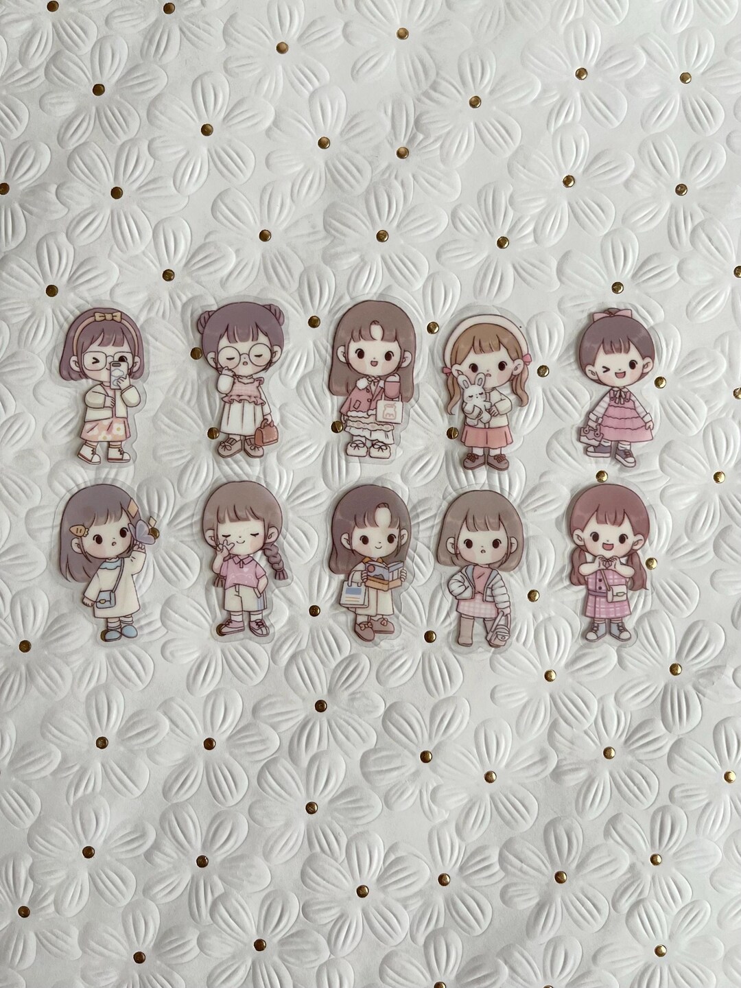 Anime Cartoon Stickers, Girls, Kawaii Stickers, Cute Stickers - Etsy