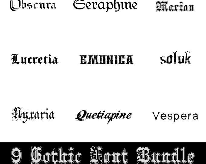 3D Silver Gothic Font SVG PNG, Gothic Alphabet, Gothic Letters, Silver ...