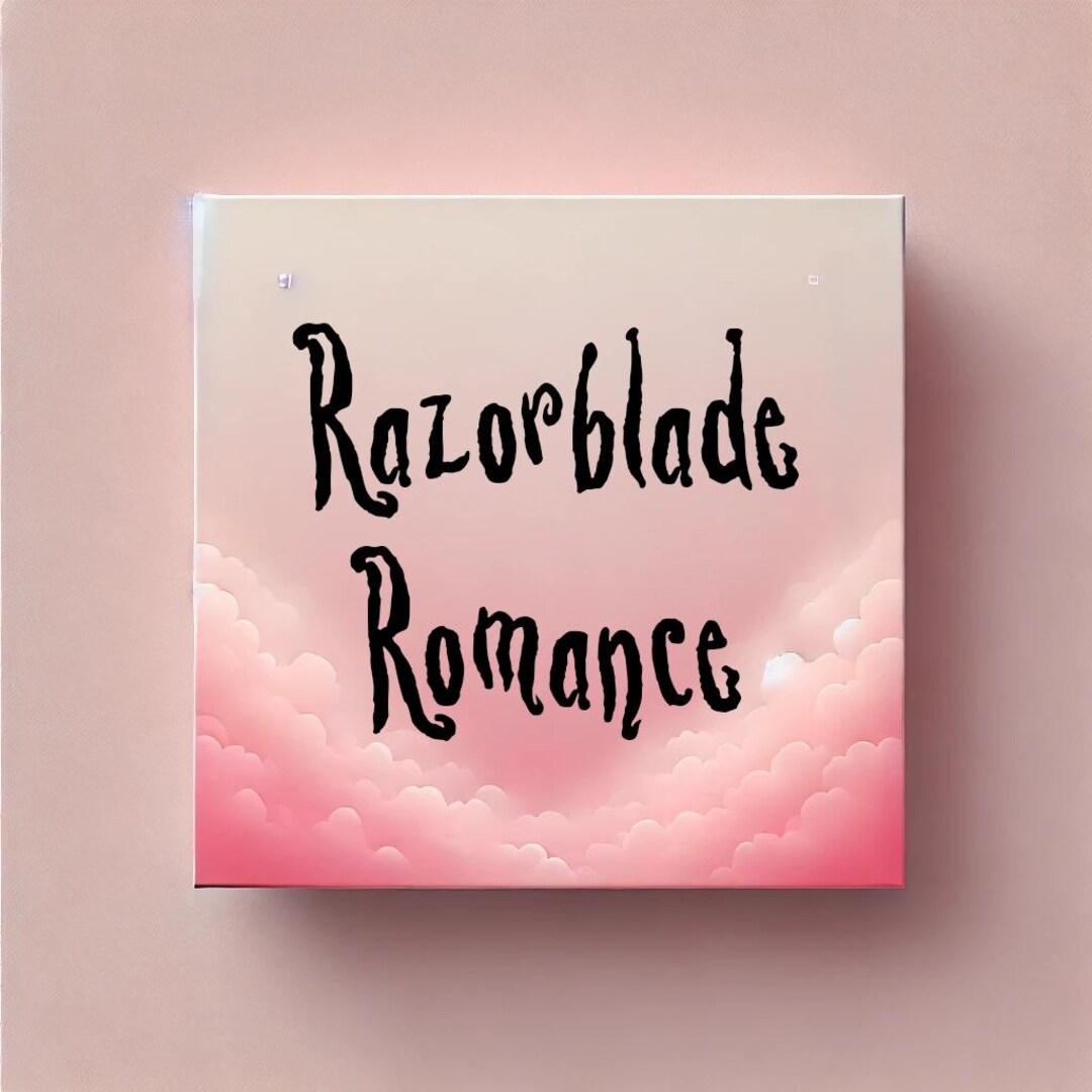 Razorblade Romance Font - Gothic Valentine Font, Spooky Cute Letters ...