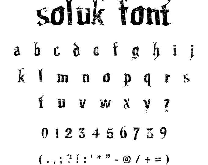 3D Silver Gothic Font SVG PNG, Gothic Alphabet, Gothic Letters, Silver ...