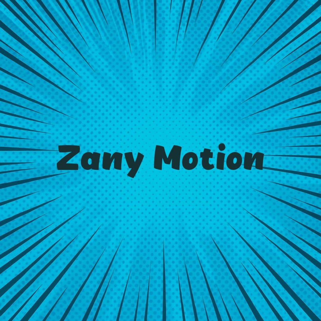 Zany Motion Comic Font | Animated Cartoon Style Display Font | Fun Bold ...
