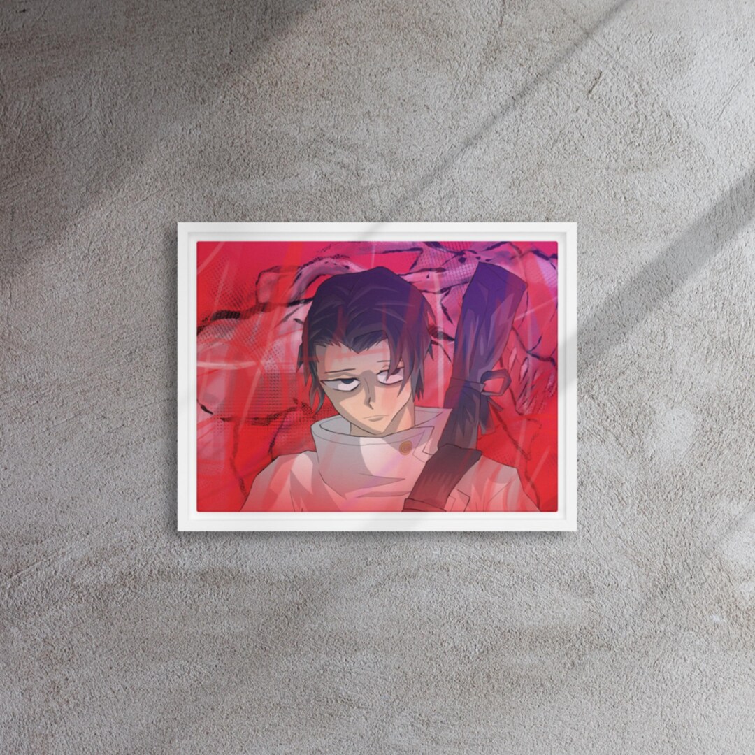 Yuta Okkotsu Framed Canvas, Jujutsu Kaisen Anime Wall Art - Etsy
