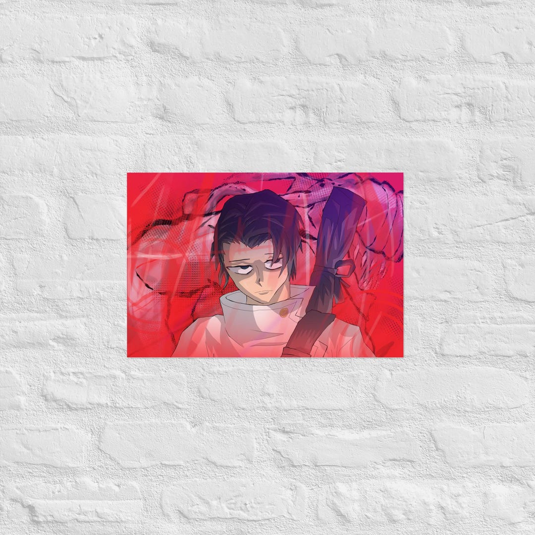 Yuta Okkotsu Anime Poster, Jujutsu Kaisen Wall Art Print, Manga Room ...