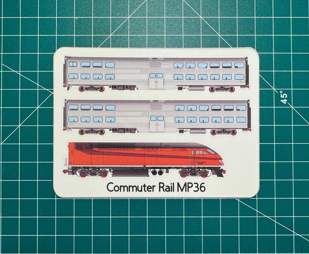 MP36 Milwaukee Road Paint Commuter Set Waterproof Vinyl Sticker - Etsy