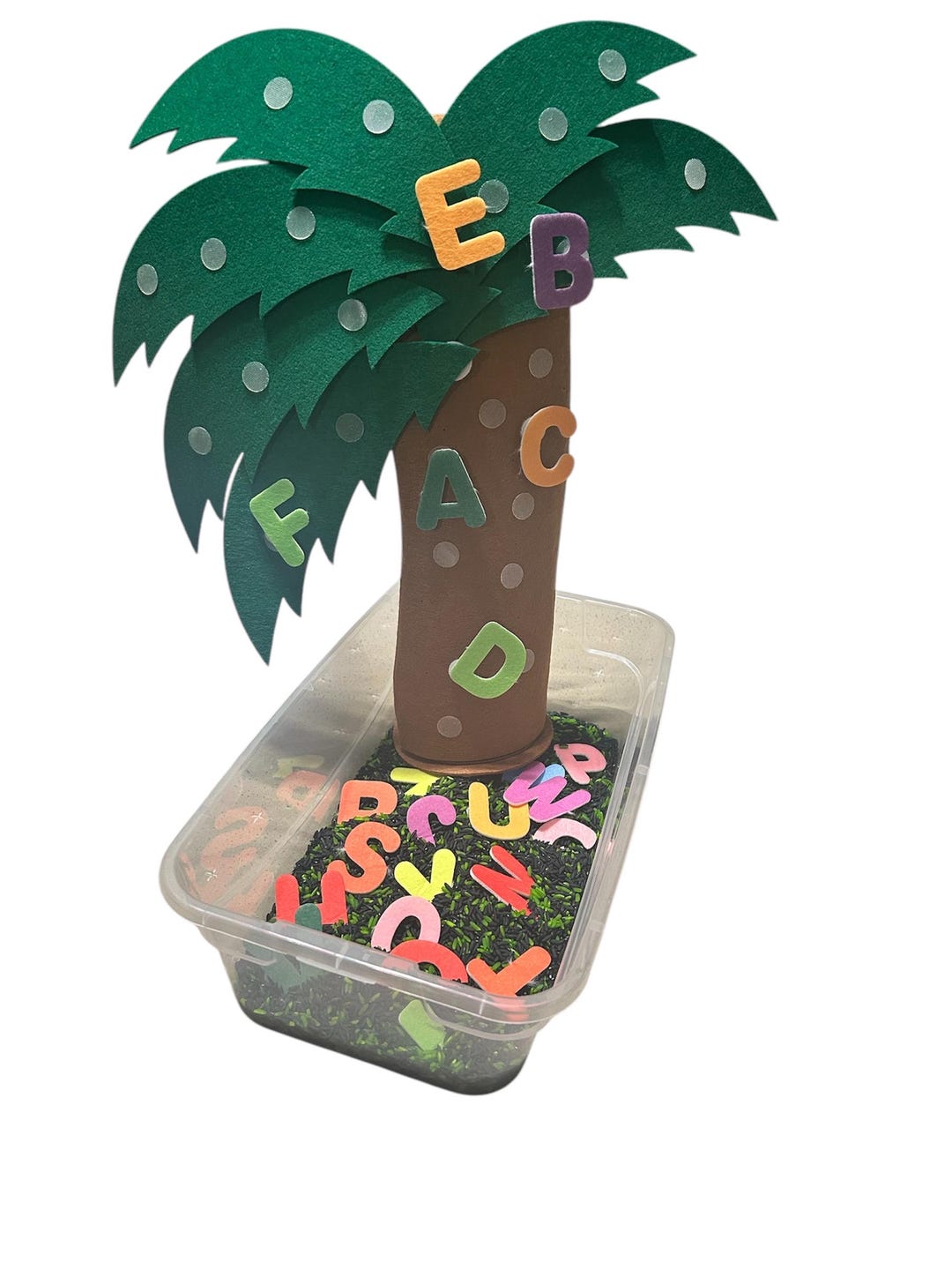 XL Sensory Chicka Chicka Boom Boom Bin Alphabet Play-sensory Bin-abc ...