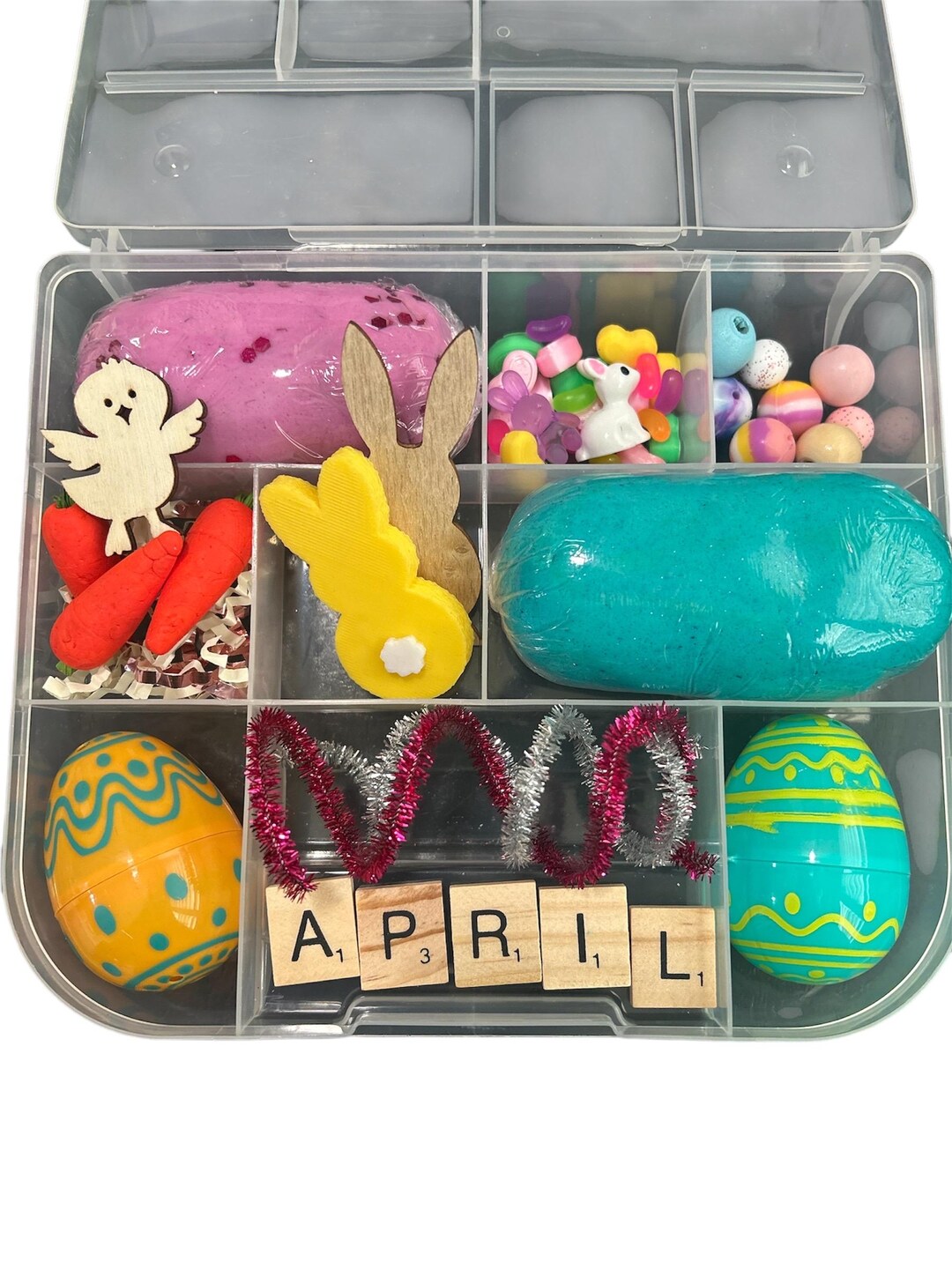 Easter Sensory Dough Kit-sensory Play-kids Easter Gift-pretend Play ...