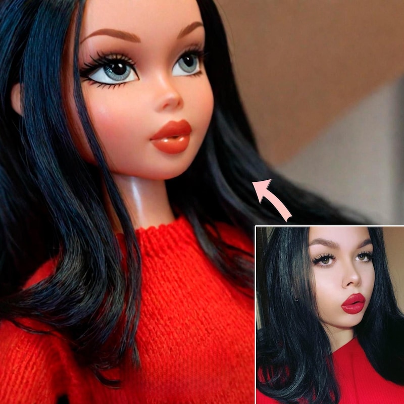 Custom Barbie Doll - Etsy