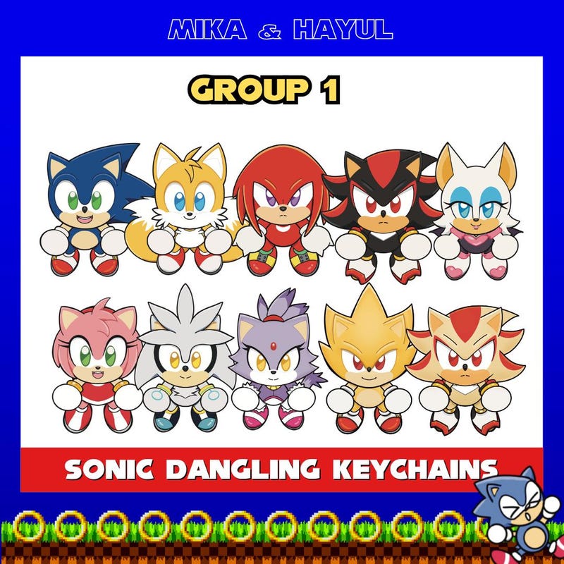 Blaze Sonic Keychain - Etsy