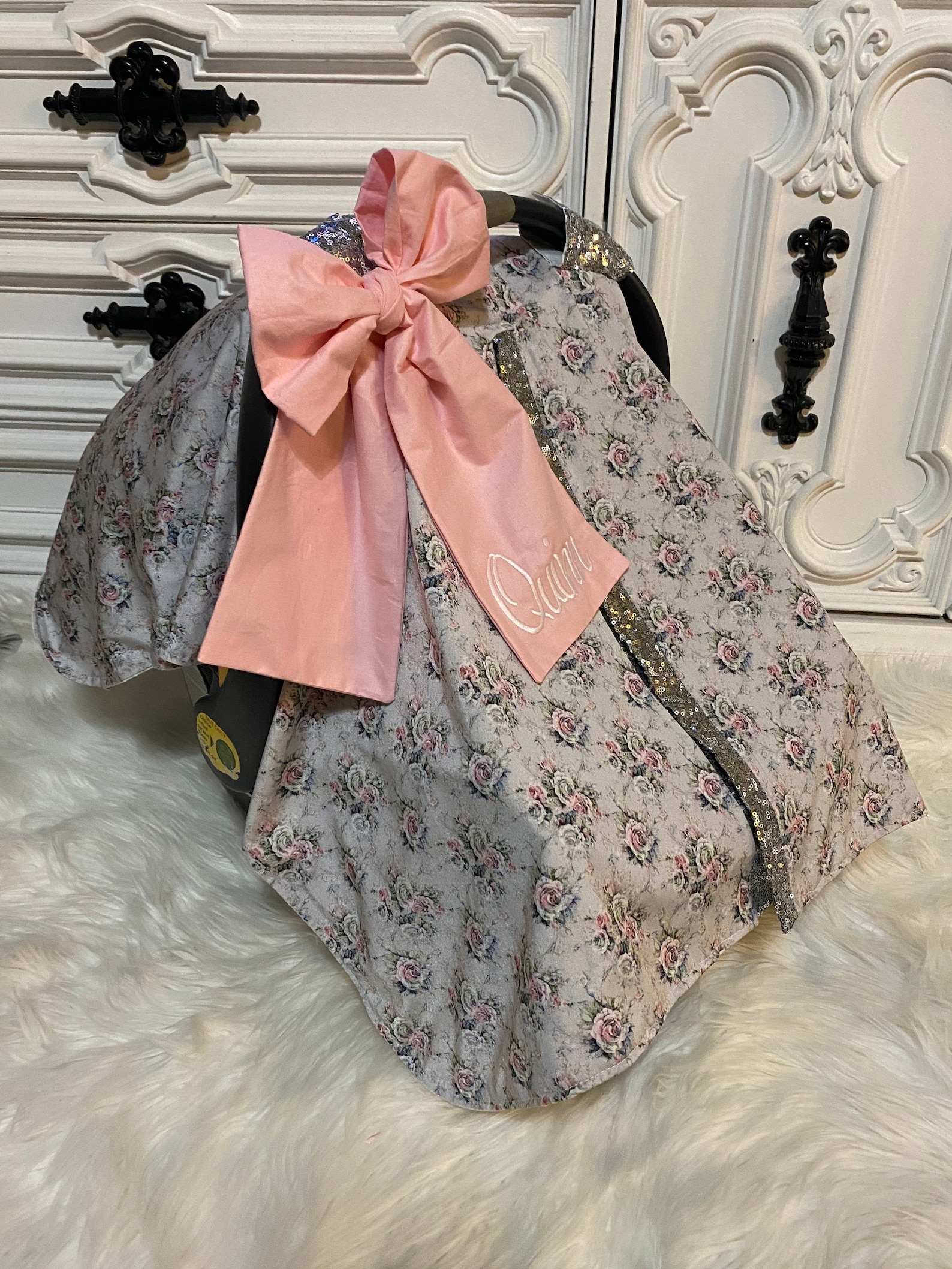 Floral Car Sat Canopy - Etsy