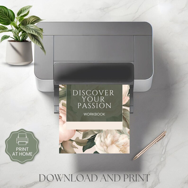 Discover Your Passion Workbook | Self-discovery & Life Purpose ...