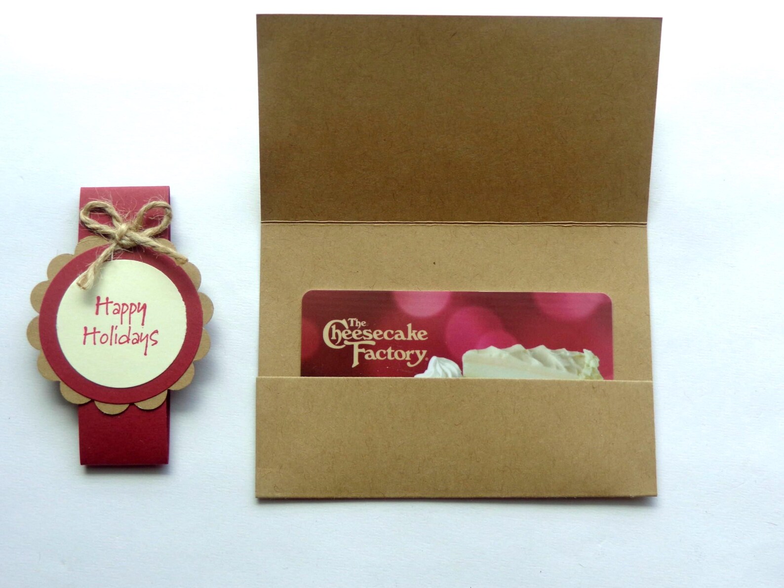 Happy Holidays, Christmas Gift Card Holder: Set of 4 Money Holder ...