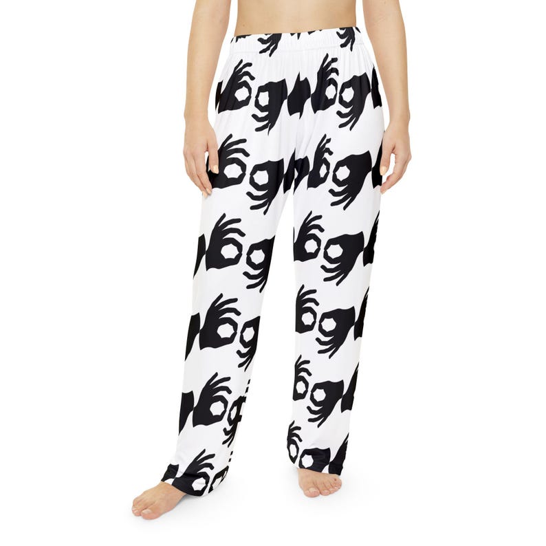 Women's Pajama Pants, Hand Sign for Interpreter, Interpreter Gift ...