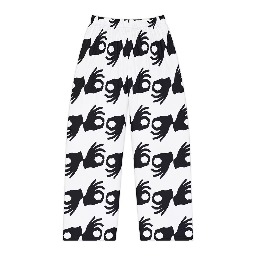Women's Pajama Pants, Hand Sign for Interpreter, Interpreter Gift ...
