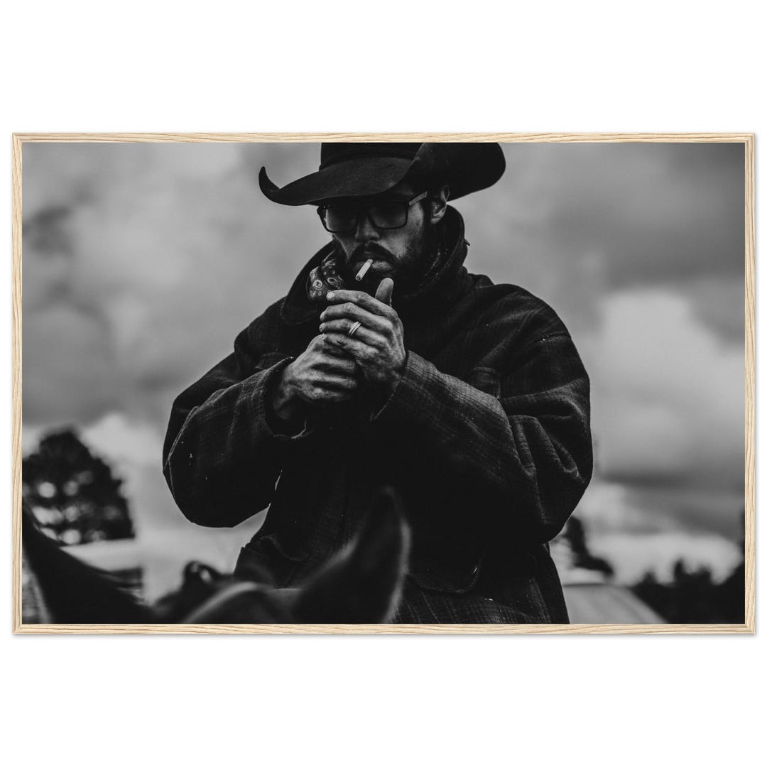 Another Marlboro Man, Premium Matte Paper Wooden Framed Poster - Etsy