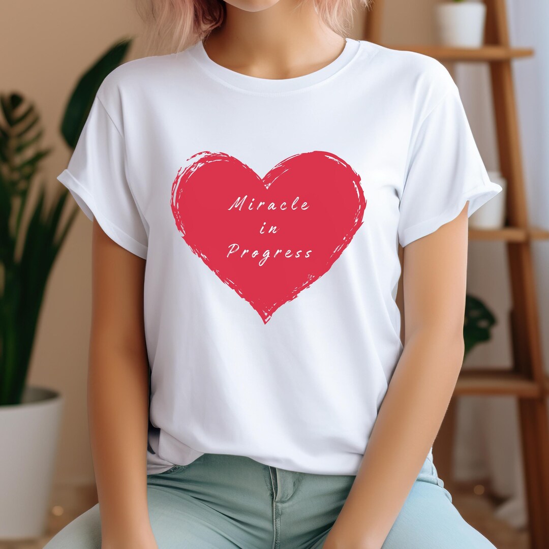 IVF Miracle in Progress Shirt, IVF Gifts for Her, IVF Heart Sweater ...