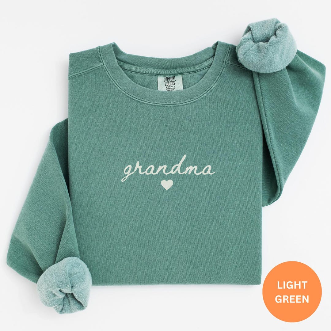 Grandma Sweatshirt Comfort Colors® - Gift for Grandma - Etsy