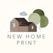 Custom House Sketch, New Home Print, Drawing From Photo, Personalized ...