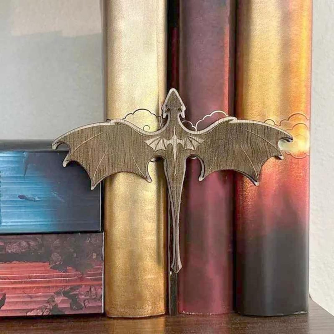 Fourth Wing Double Dragon Book Nook, Dragon Bookends Book Marks ...