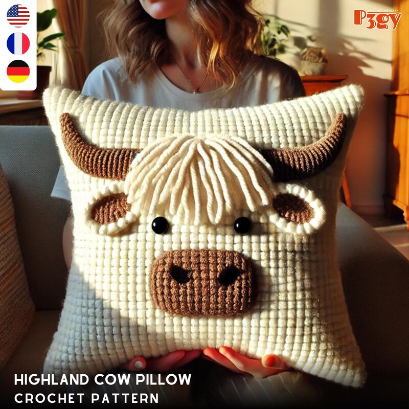 Cow Pillow - Etsy