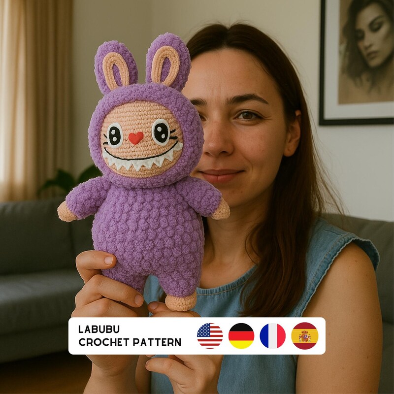 Labubu Stitch Pattern - Etsy