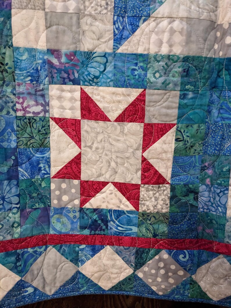 Easy Quilt Stained Glass Pattern - Etsy