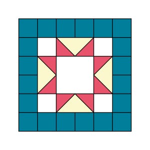 Easy Quilt Stained Glass Pattern - Etsy