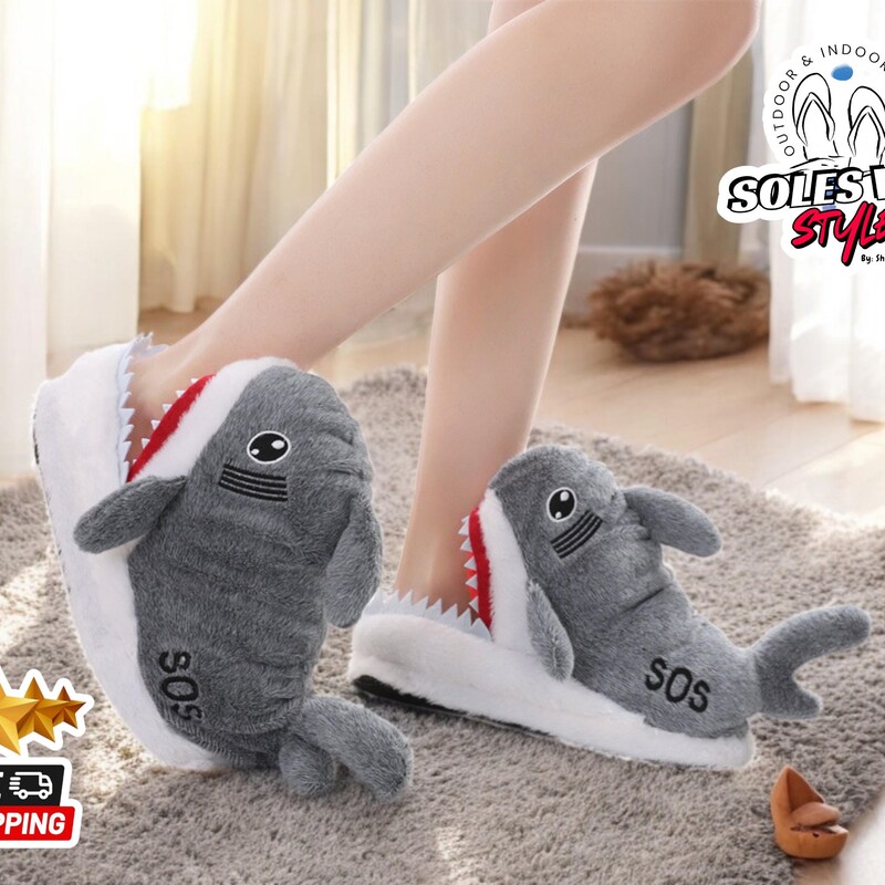 Animal Slippers - Etsy