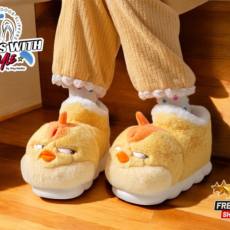 Funny Slippers - Etsy