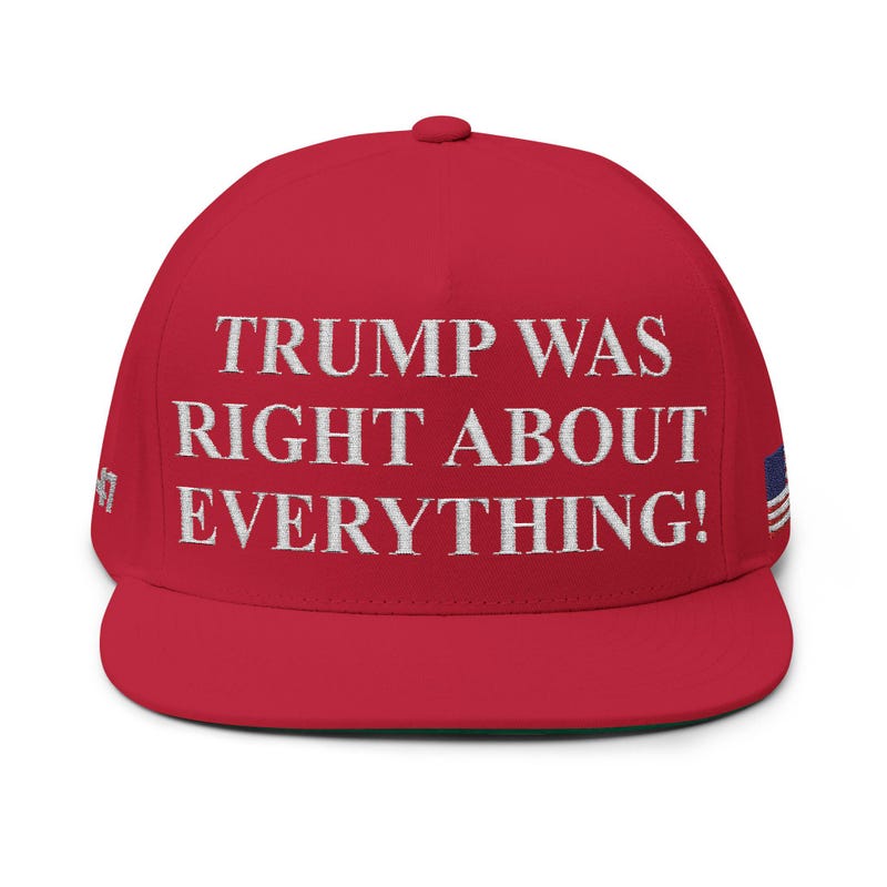 Trump Was Right Hat - Etsy
