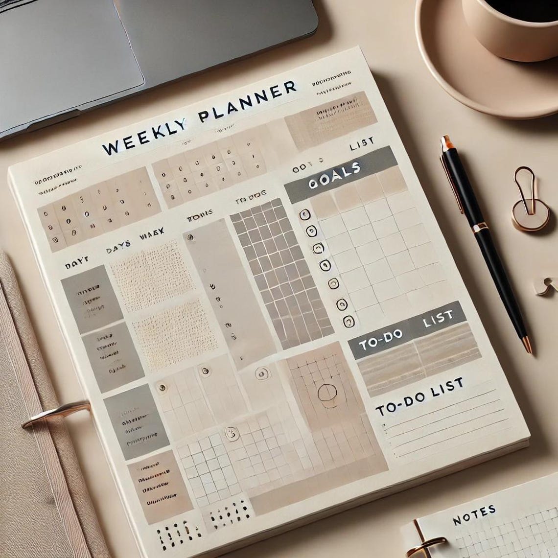 Editable Planner Templates - Etsy