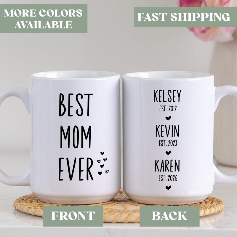 Personalized Cups Mum - Etsy