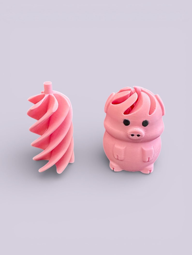 Spring Fidget Toys: Bunny, Chick, and Piglet | 3D Printed Desk Hand Toy ...