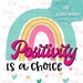 Positive is a Choice PNG File -motivational Sublimation Designs ...