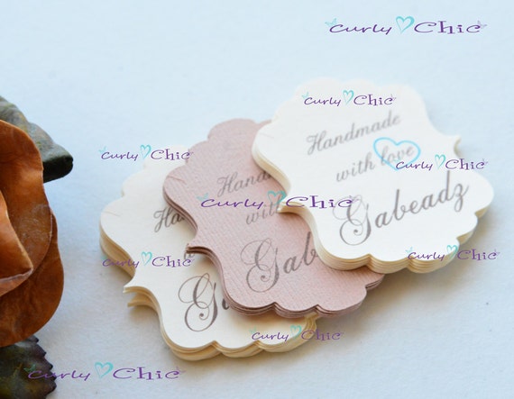 100 Personalized Rectangle Bracket III Size 1.75x2 | Etsy