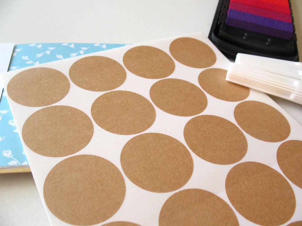 Circles Sticker Paper sticker Labels in Blank custom Sticker | Etsy