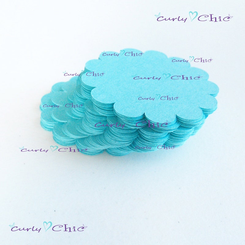 Scalloped Labels - Etsy