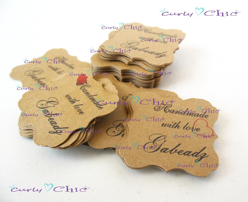 45 Personalized Square Brackets Size 1 1/4x1 1/4 - Etsy