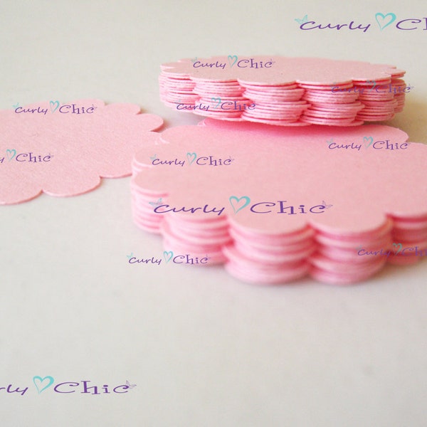 Scalloped Labels - Etsy