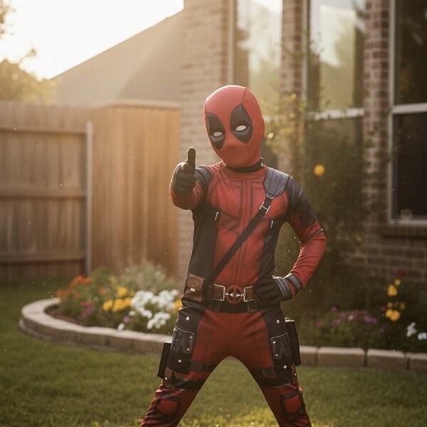 Realistic Kids Deadpool Costume - Etsy