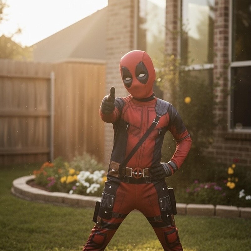 Realistic Kids Deadpool Costume - Etsy