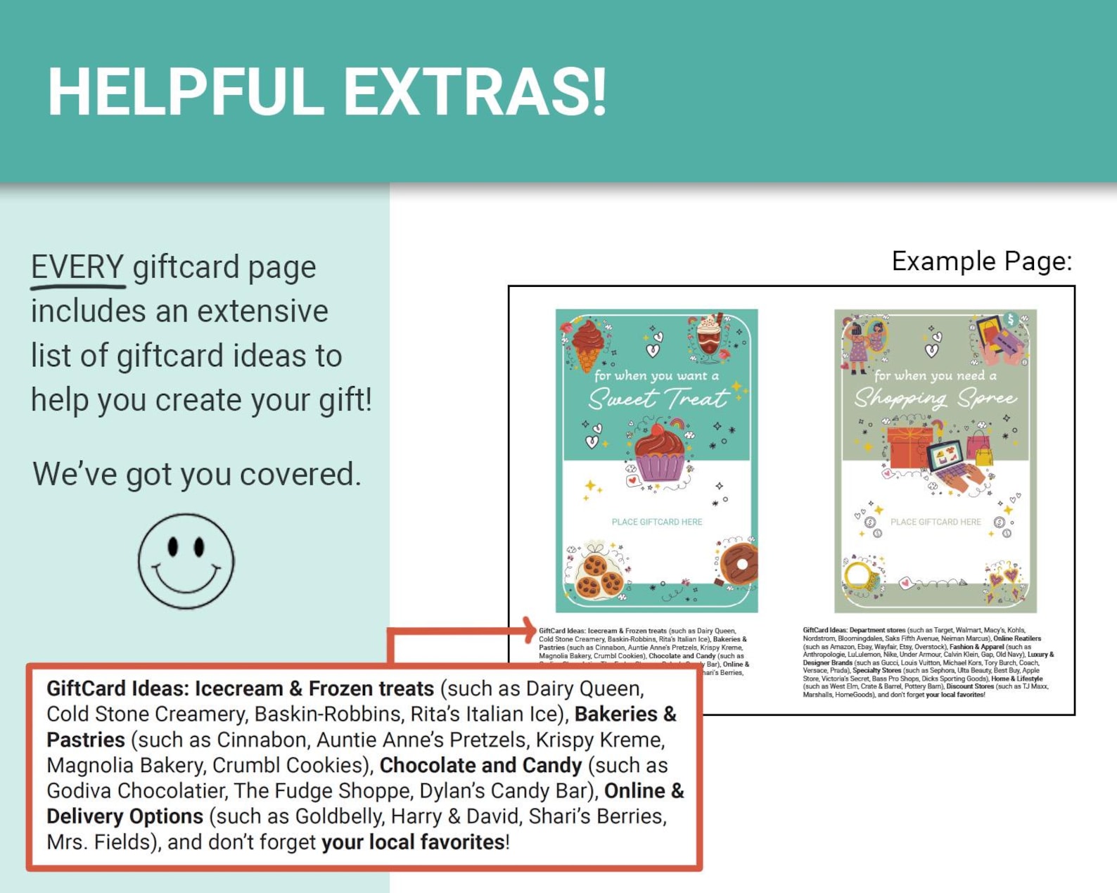 Printable Gift Card Template: DIY Gift Card Book, Holder, Gift Card ...