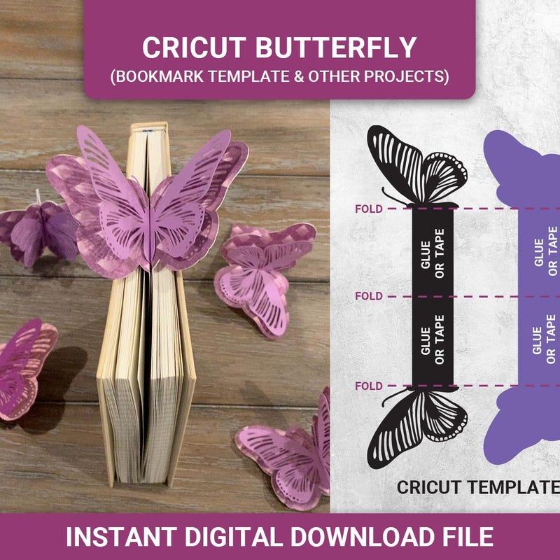 Butterfly Bookmark - Etsy