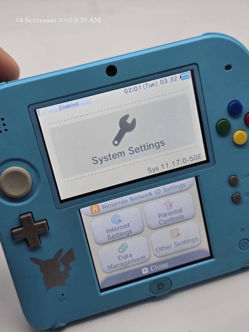 Nintendo 2ds Pokemon Sun and Moon Light Blue Limited Edition - Etsy