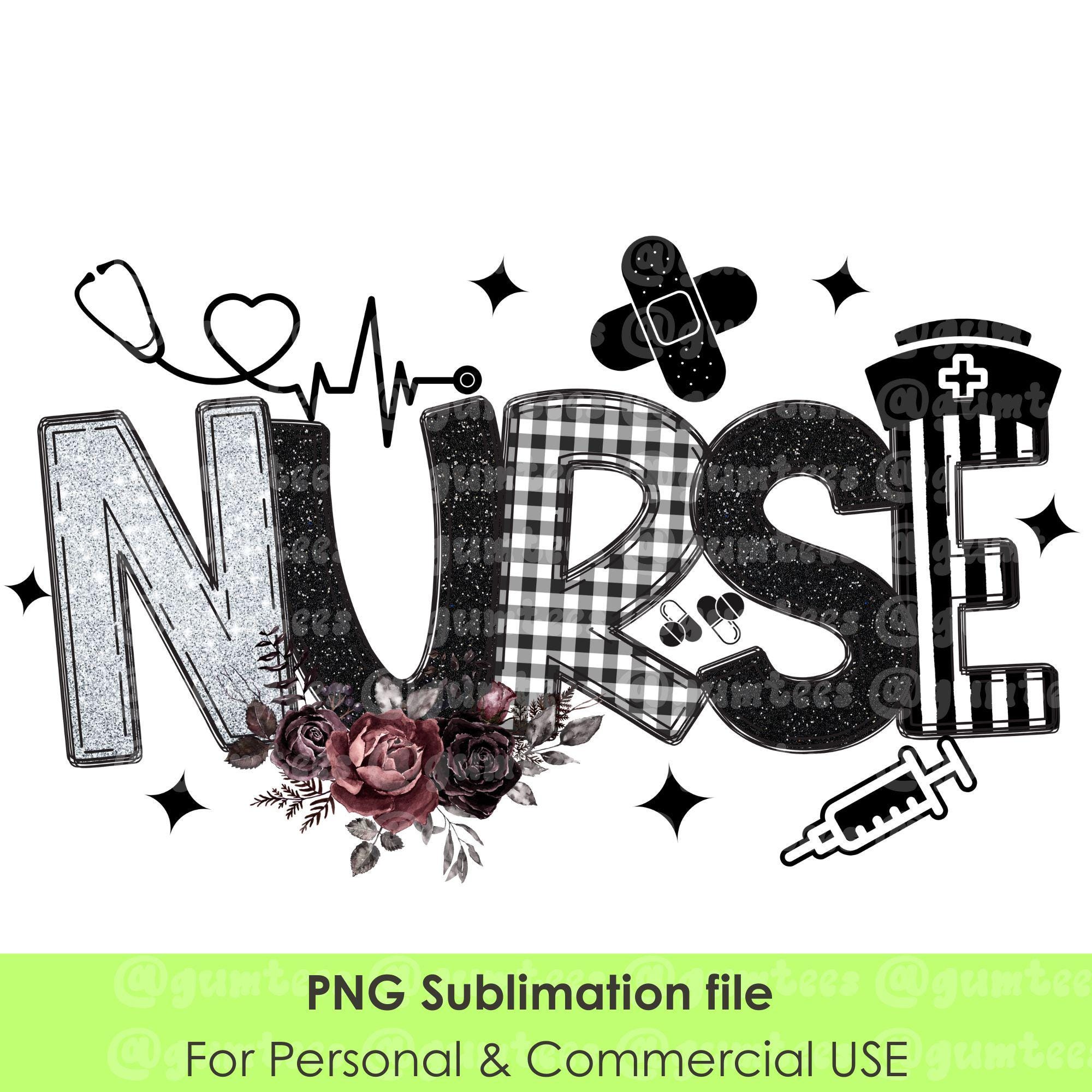 Gothic Nurse PNG, Black and White Aesthetic Clipart, Dark Medical ...