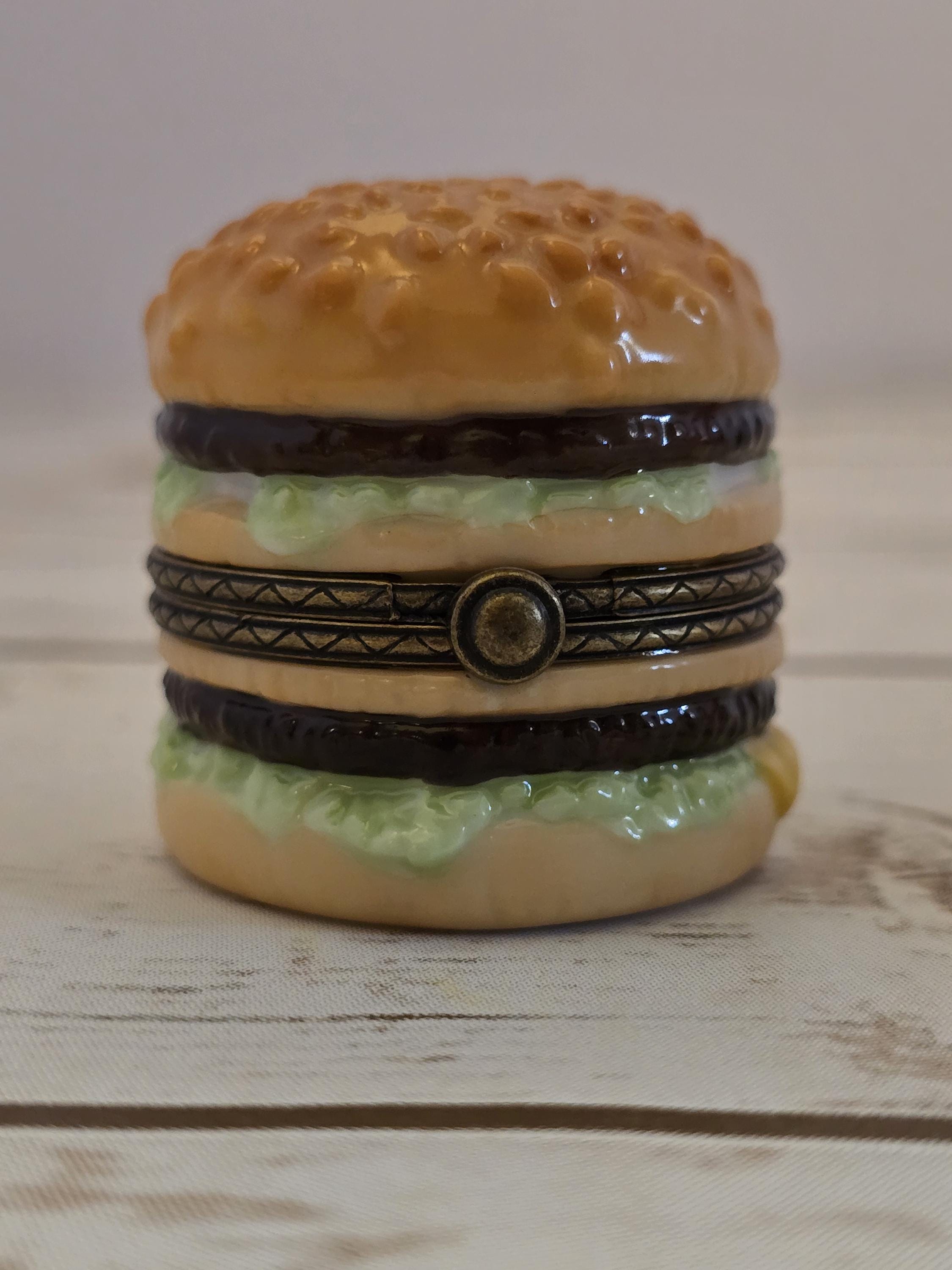 Vintage Mcdonald's Big Mac With Pickle Trinket Midwest PHB Porcelain ...