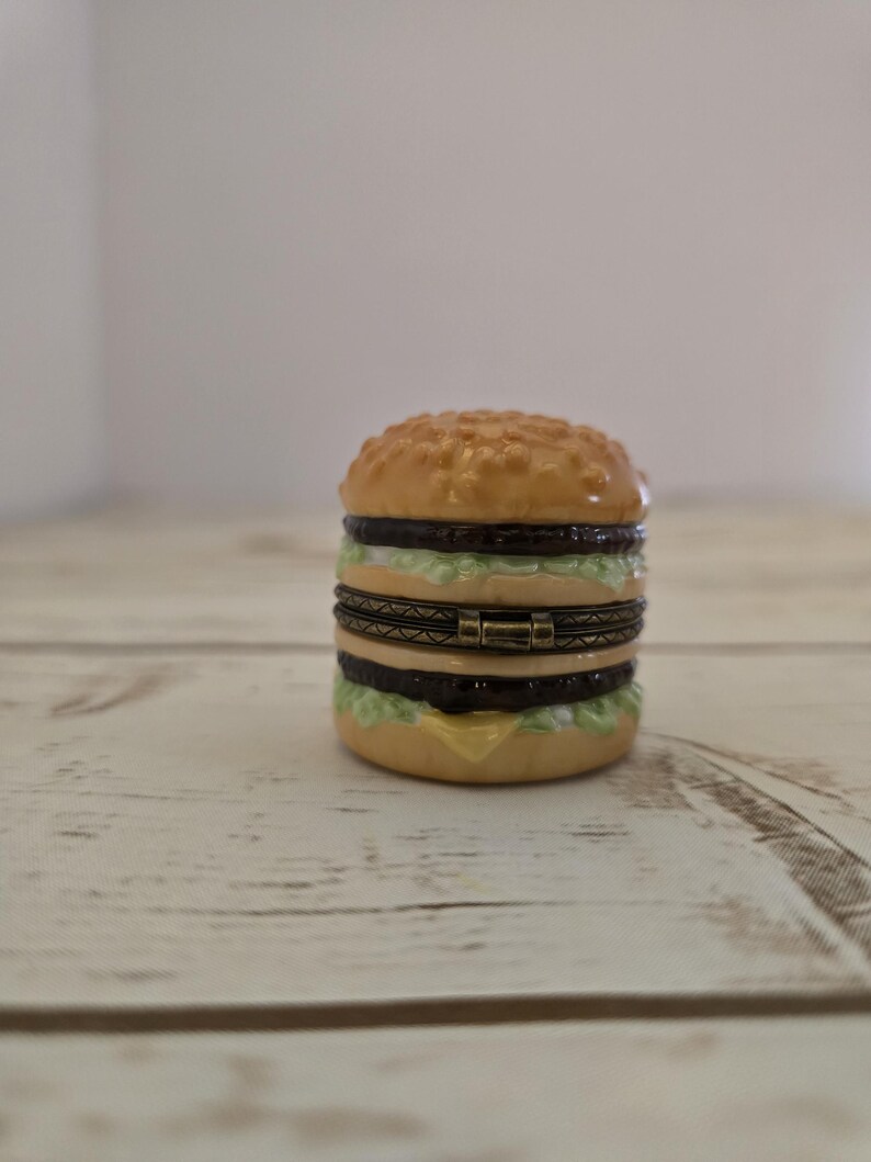 Vintage Mcdonald's Big Mac With Pickle Trinket Midwest PHB Porcelain ...
