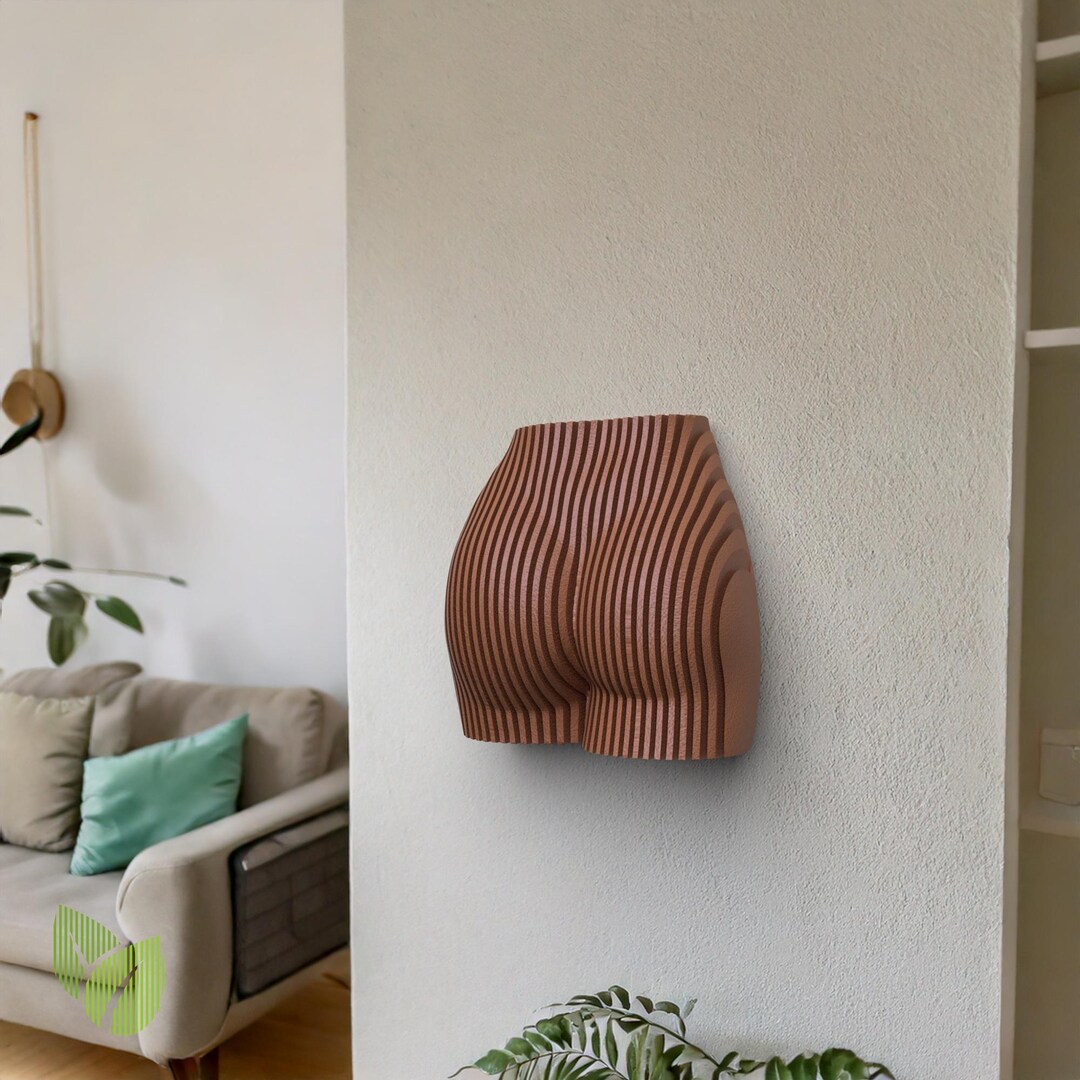 Female Body Wall Sculpture, 3D Parametric Bioplastic Decoration, Modern ...