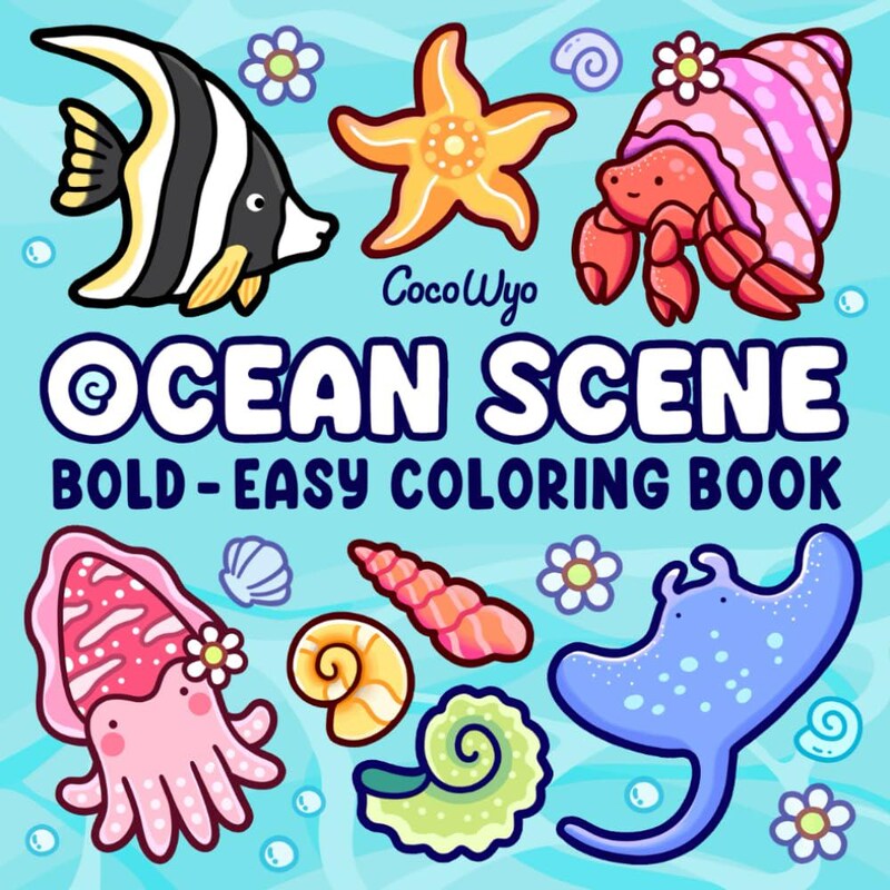 Ocean Coloring Pages - Etsy