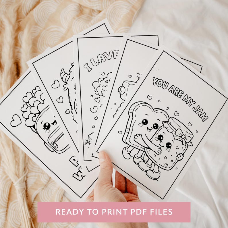 30 Printable Valentines Coloring Pages – Easy Coloring Sheets for Kids ...