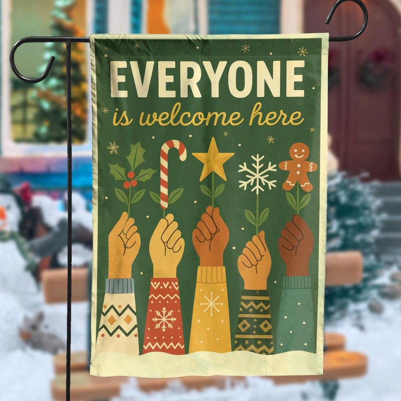 Christmas Flag Yard Sign - Etsy